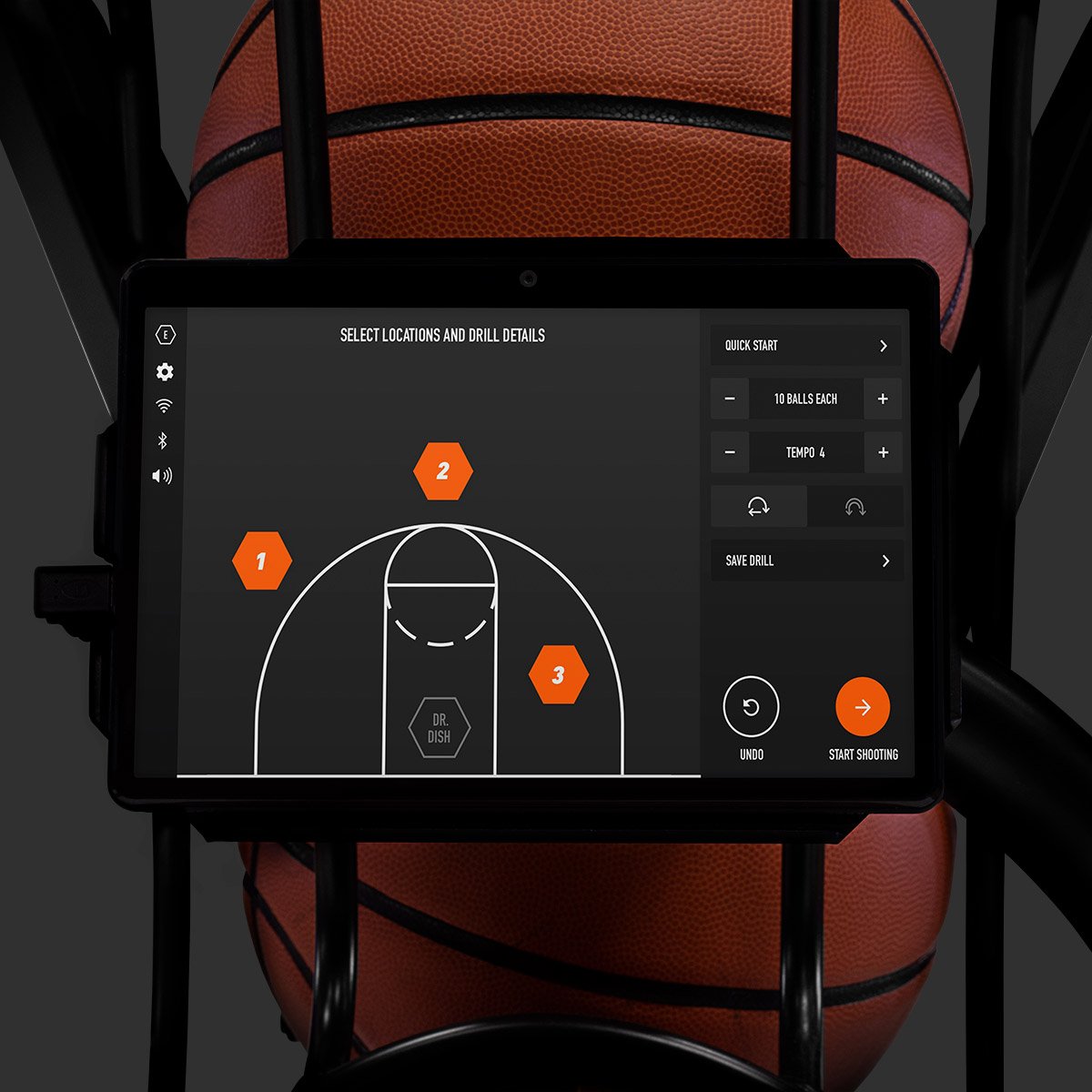 Dr. Dish All-Star+ Basketball Shooting Machine | Dr. Dish Basketball