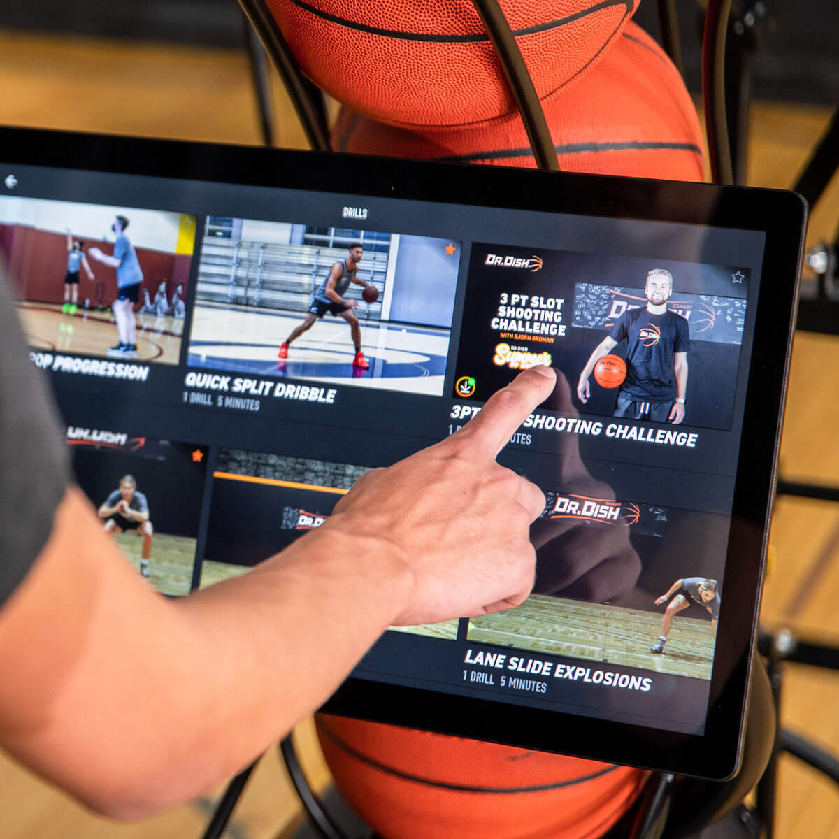 Dr. Dish CT+ Basketball Shooting Machine | Dr. Dish Basketball