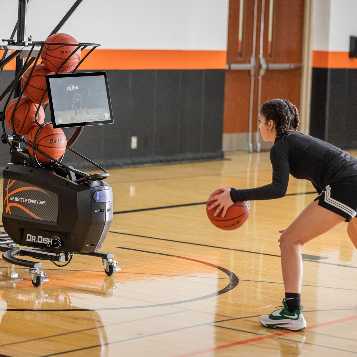 Dr. Dish CT+ Basketball Shooting Machine | Dr. Dish Basketball
