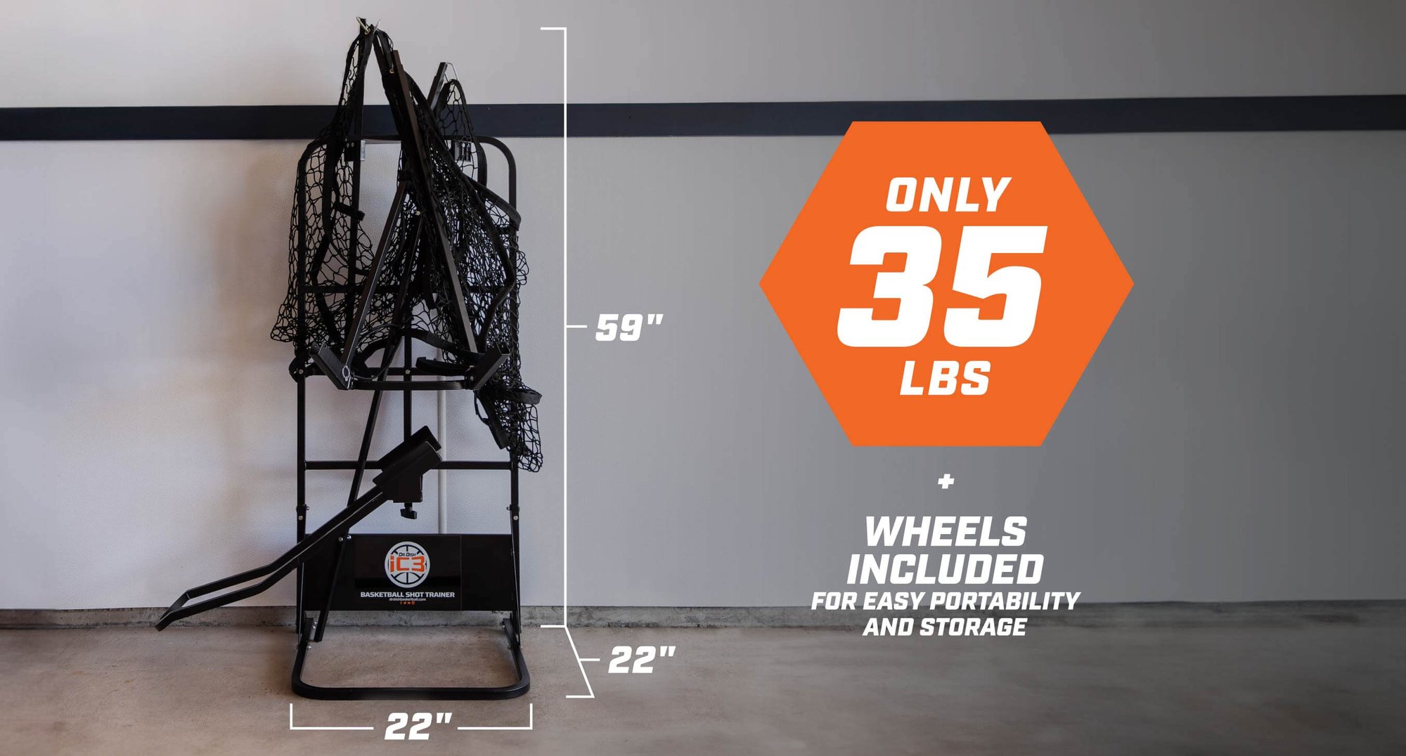 High Rep Basketball Shot Trainer | Dr. Dish Basketball