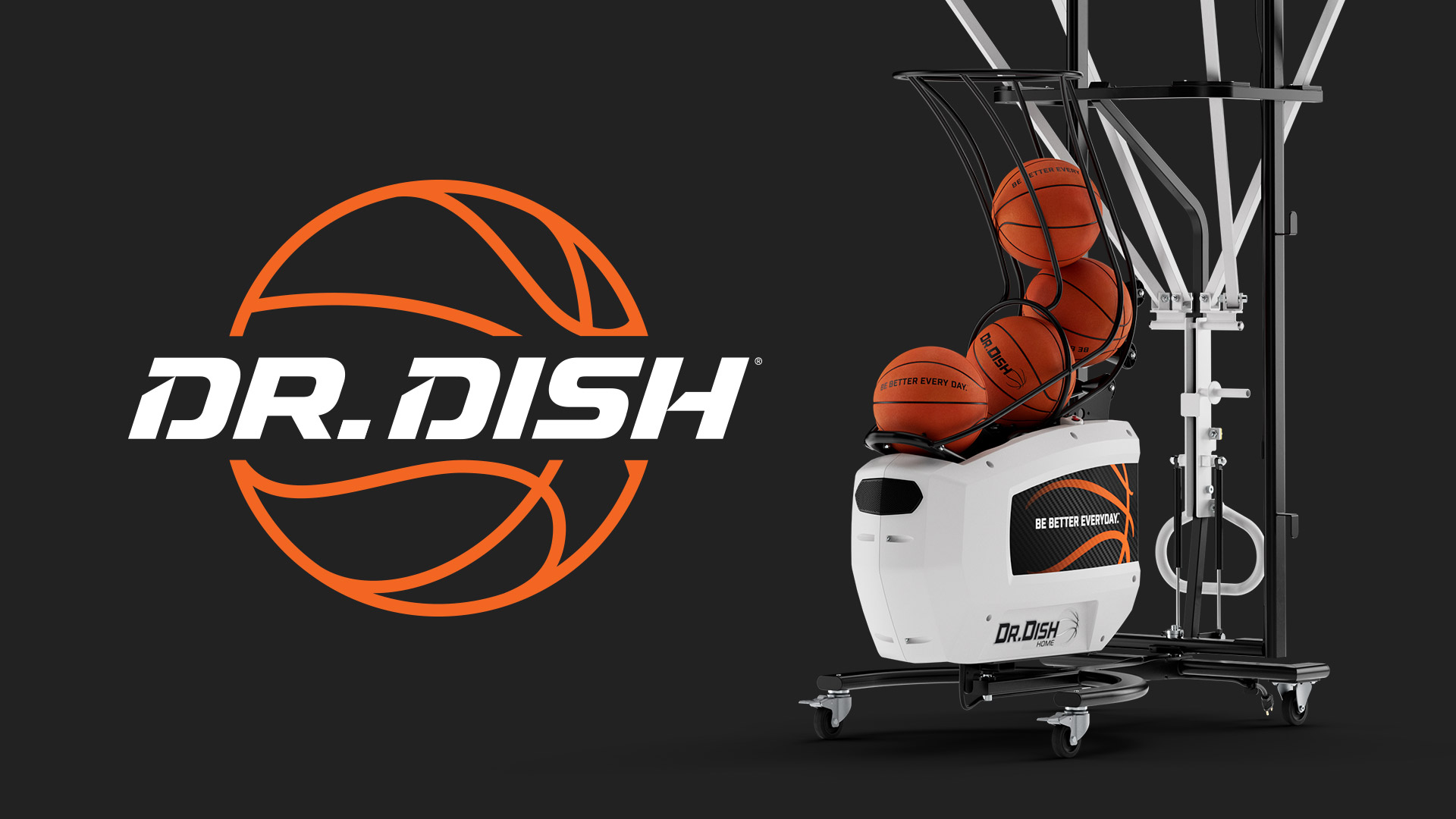 Dr. Dish Home Basketball Shooting Machine | Dr. Dish Basketball