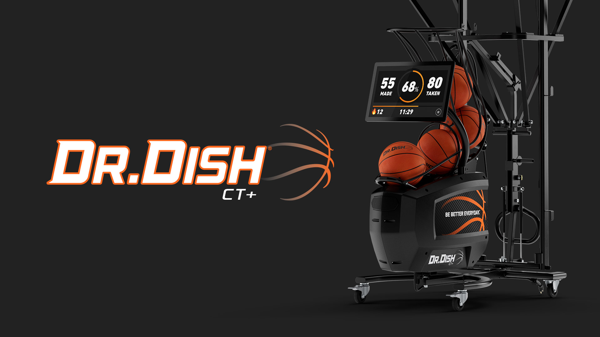 Dr. Dish CT+ Basketball Shooting Machine | Dr. Dish Basketball